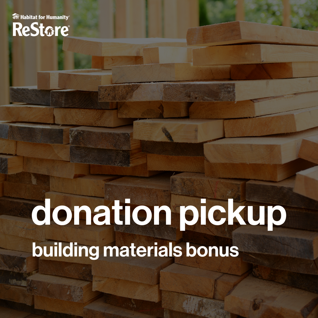 July Donation Pickup Discount | Portland Region ReStores