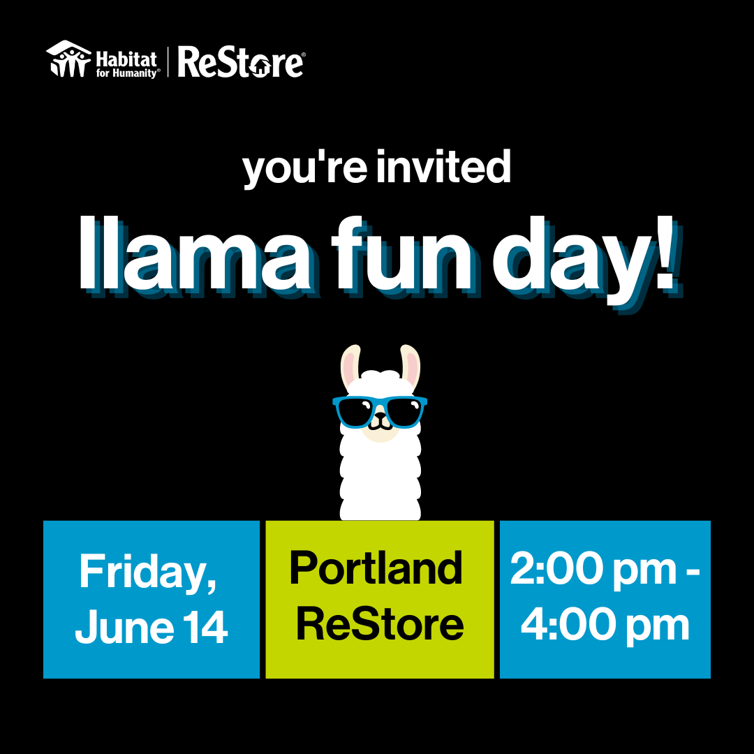 PDX Llama Fun Day | Portland Region ReStores